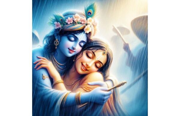 Attractive iPhone Lock Screen Krishna Wallpaper
